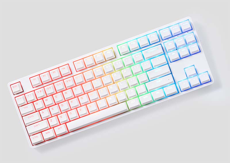 Bàn phím cơ TKL AKKO 5087 RGB ASA White (Akko CS Sw)