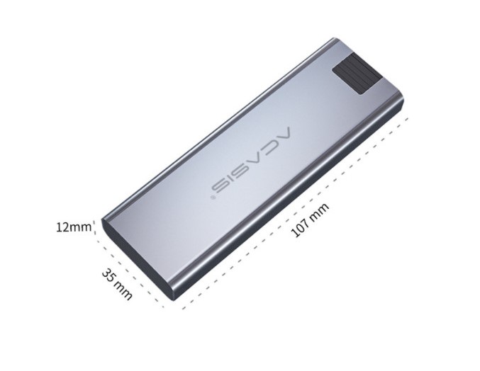 Box di động SSD M.2 NGFF SATA III to USB 3.1 Gen1 Type-C ACASIS M08-GF ...