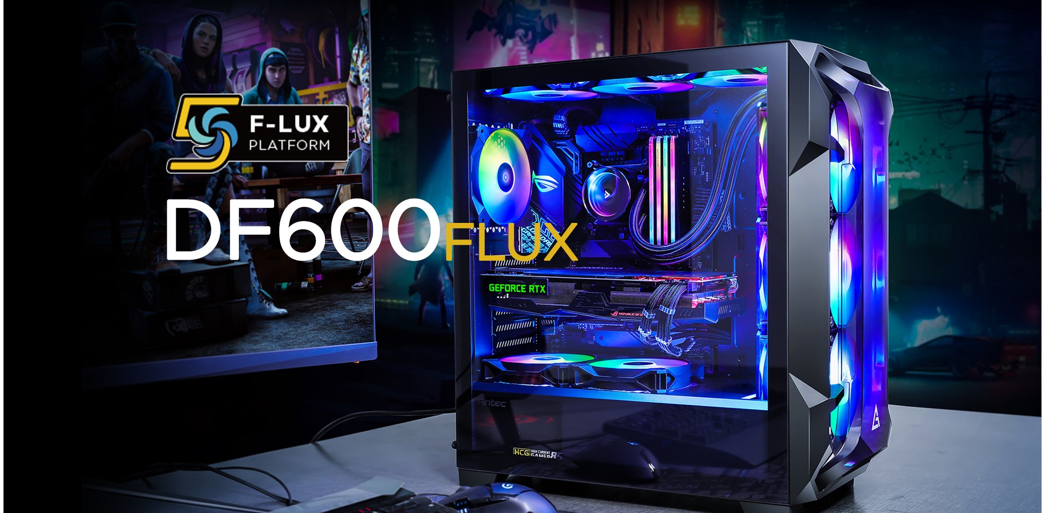Case máy tính Antec DF600 Flux