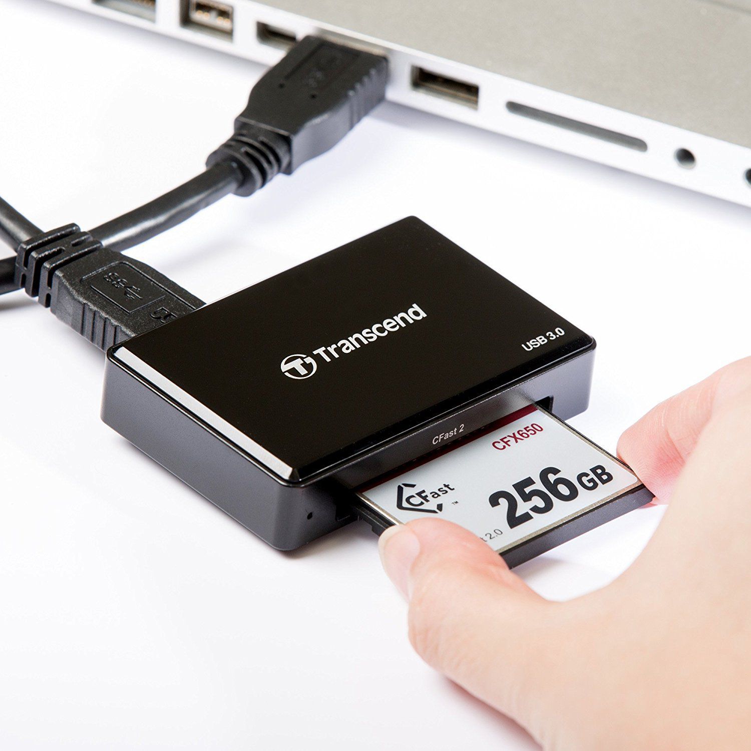 Đầu đọc thẻ nhớ CFast 2.0 Transcend TS-RDF2 USB 3.1 Gen 1