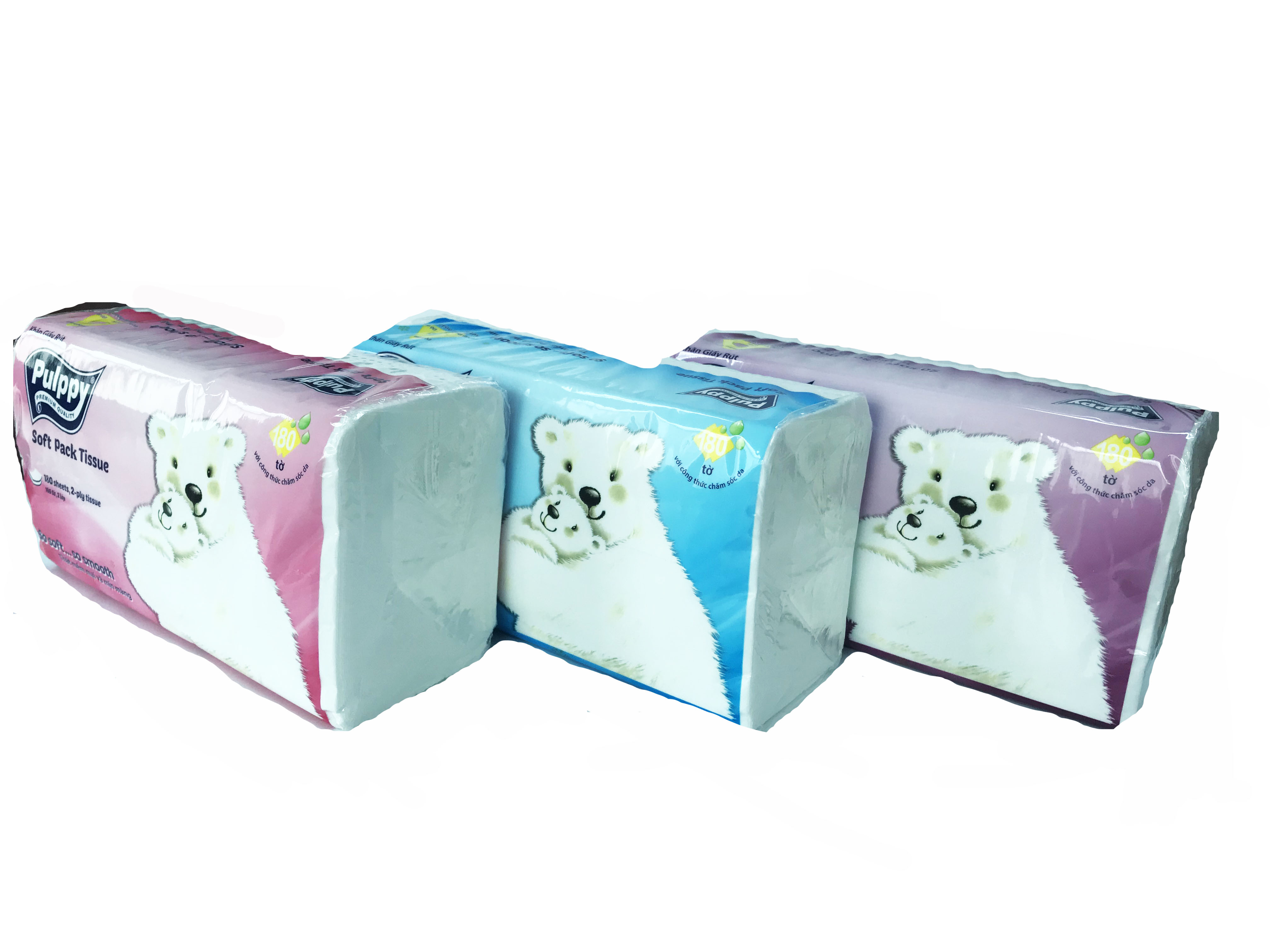 Pulppy giấy soft pack tissue Công ty thương mại và dịch vụ Sinh Phượng