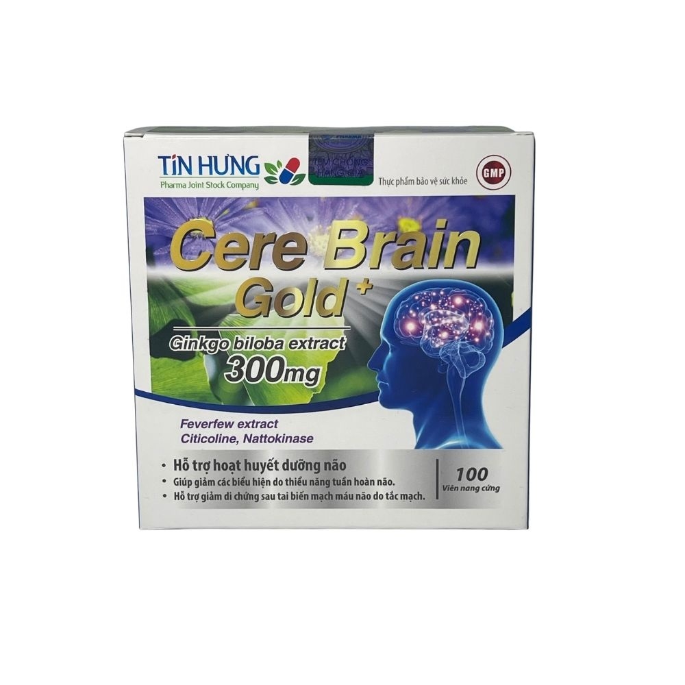 CERE BRAIN GOLD (Hộp 10 vỉ x 10 viên)