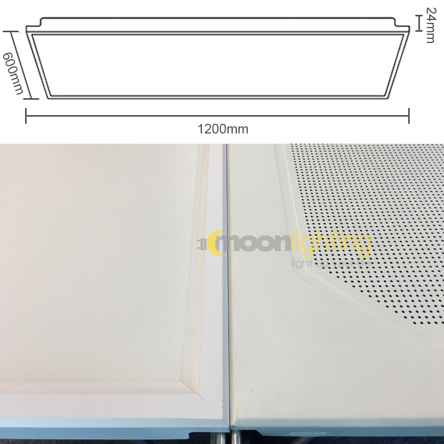 Phân phối Đèn LED Panel Clip in 600x1200 cho trần nhôm 72W-90W
