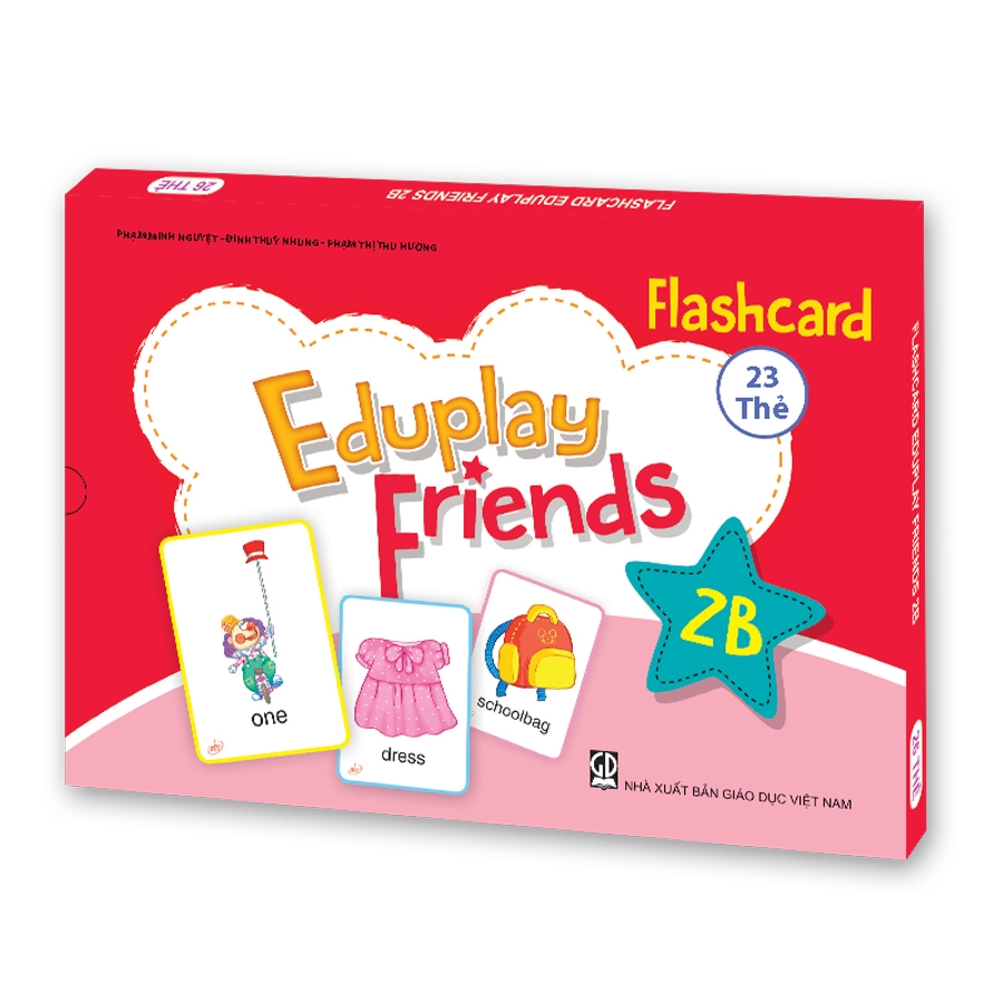 Flashcard Eduplay Friends 2B - Dành cho trẻ mẫu giáo