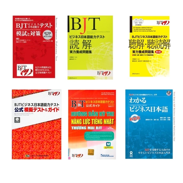 Combo Sách luyện thi tiếng Nhật Thương mại BJT
